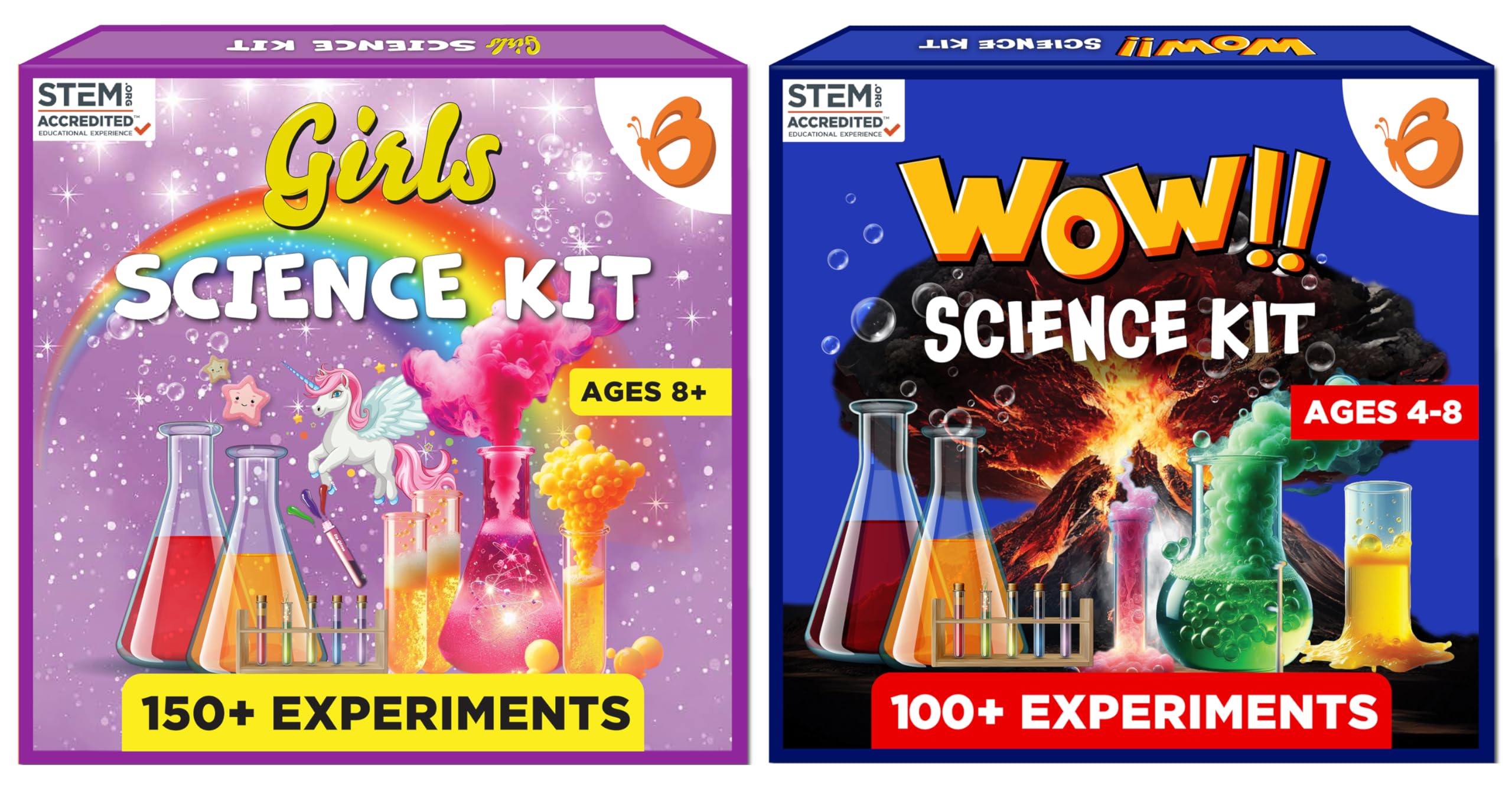 Amazon.com: ButterflyEduFields 150+ Girls Science Kit for Kids Ages 8 9 ...