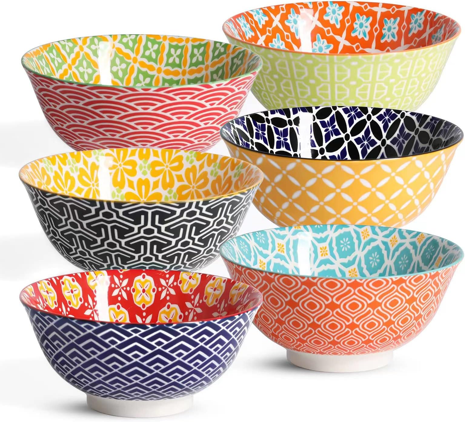Amazon.com | Signature Housewares Incorporated, Ceramic Bowls, 10 Pieces 14.5 OZ/429ML: Dessert ...