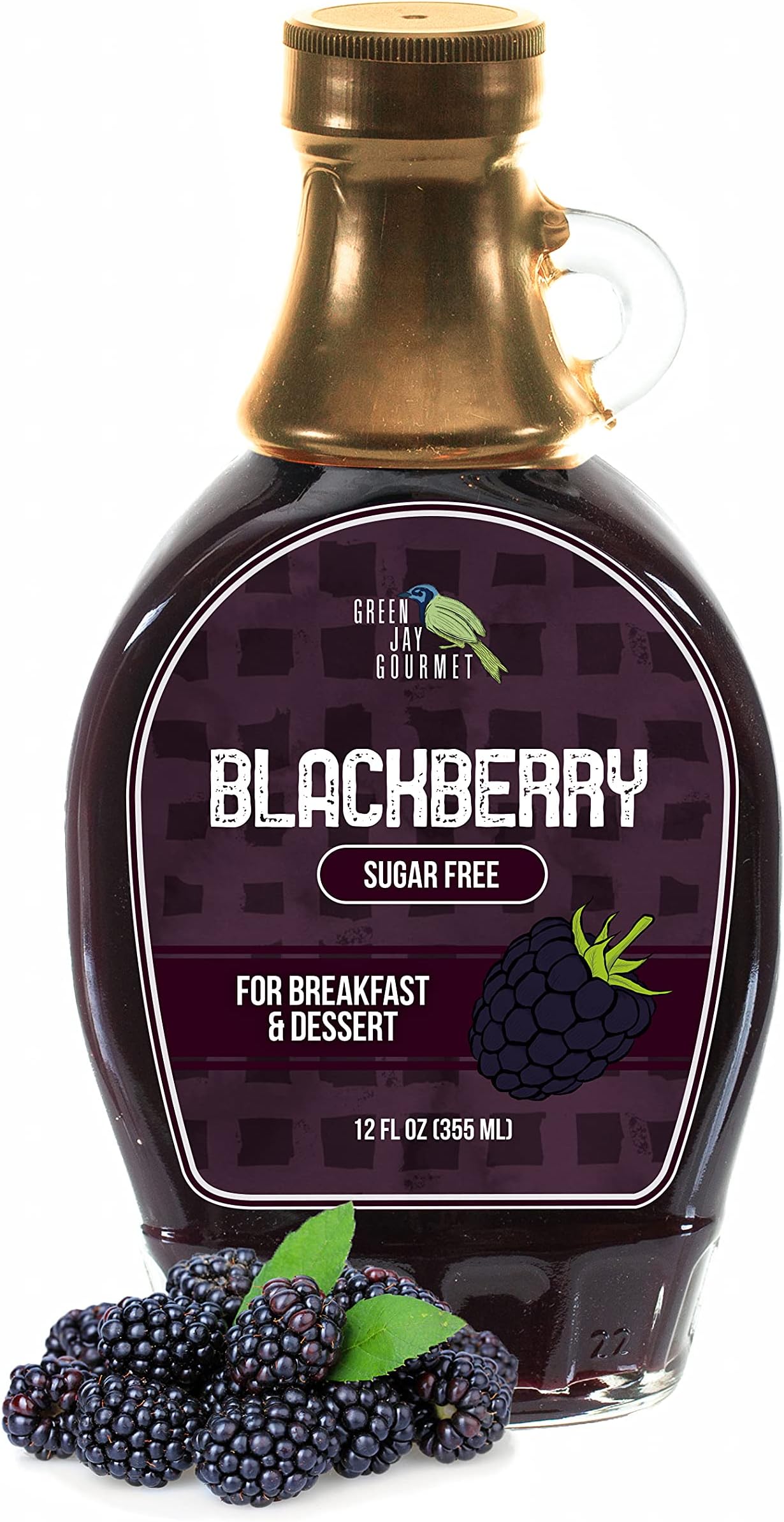 Amazon.com : Sweetly Divine Natural Fruit Flavored Blueberry Syrup for ...