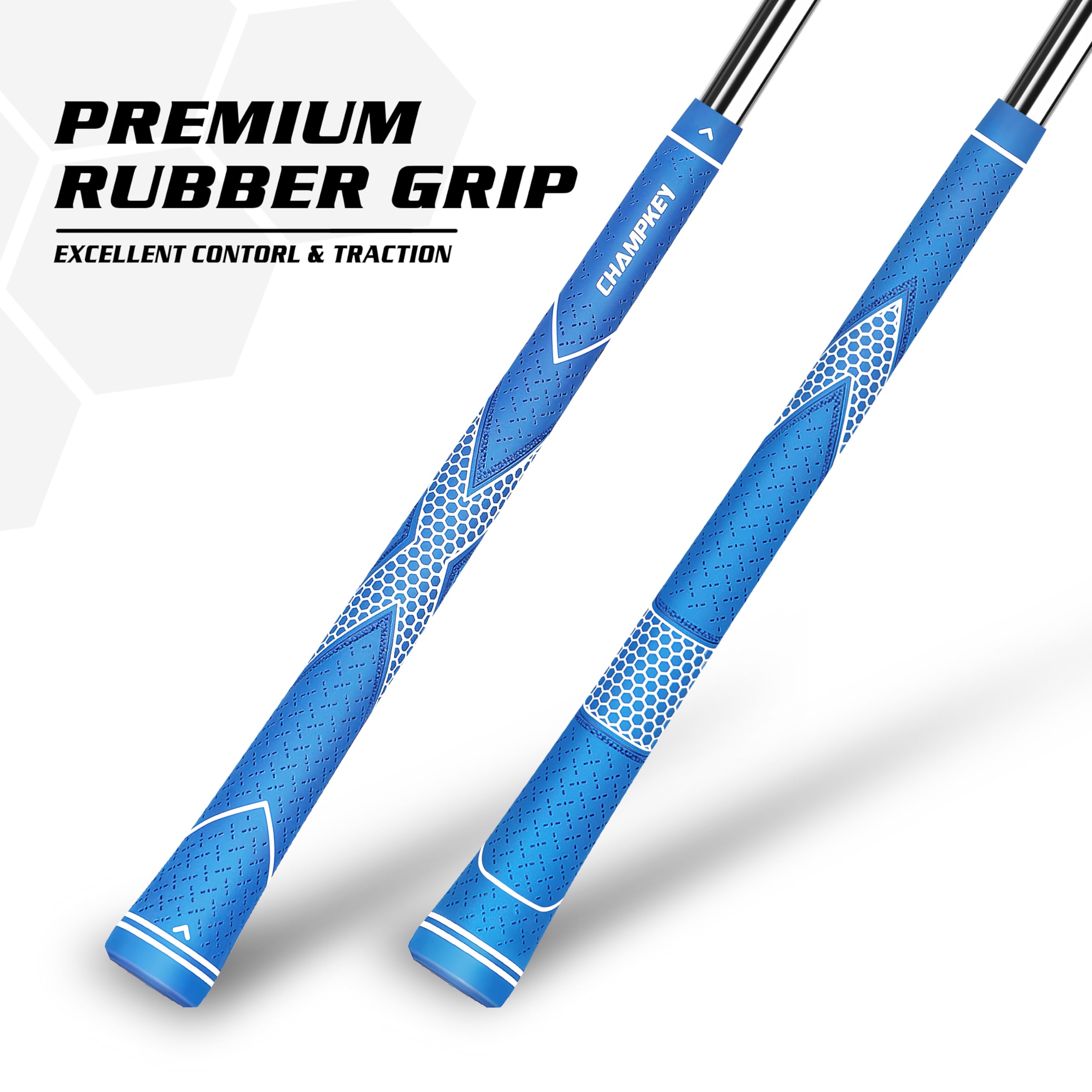 Snapklik.com : CHAMPKEY Premium Rubber Golf Grips 13 Pack High Traction ...