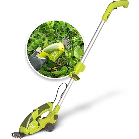 Sun Joe HJ605CC Cordless 2-in-1 Grass Shear + Hedge Trimmer w/Extension ...