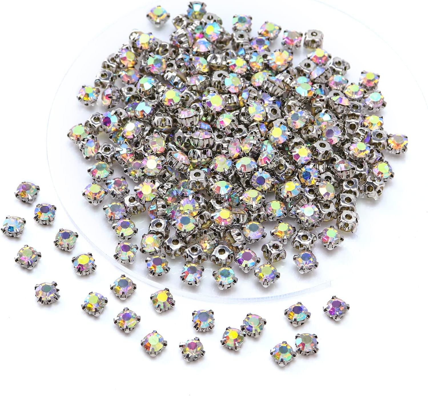 Amazon.com: PH PandaHall 900pcs Sew on Acrylic Rhinestone Faceted ...