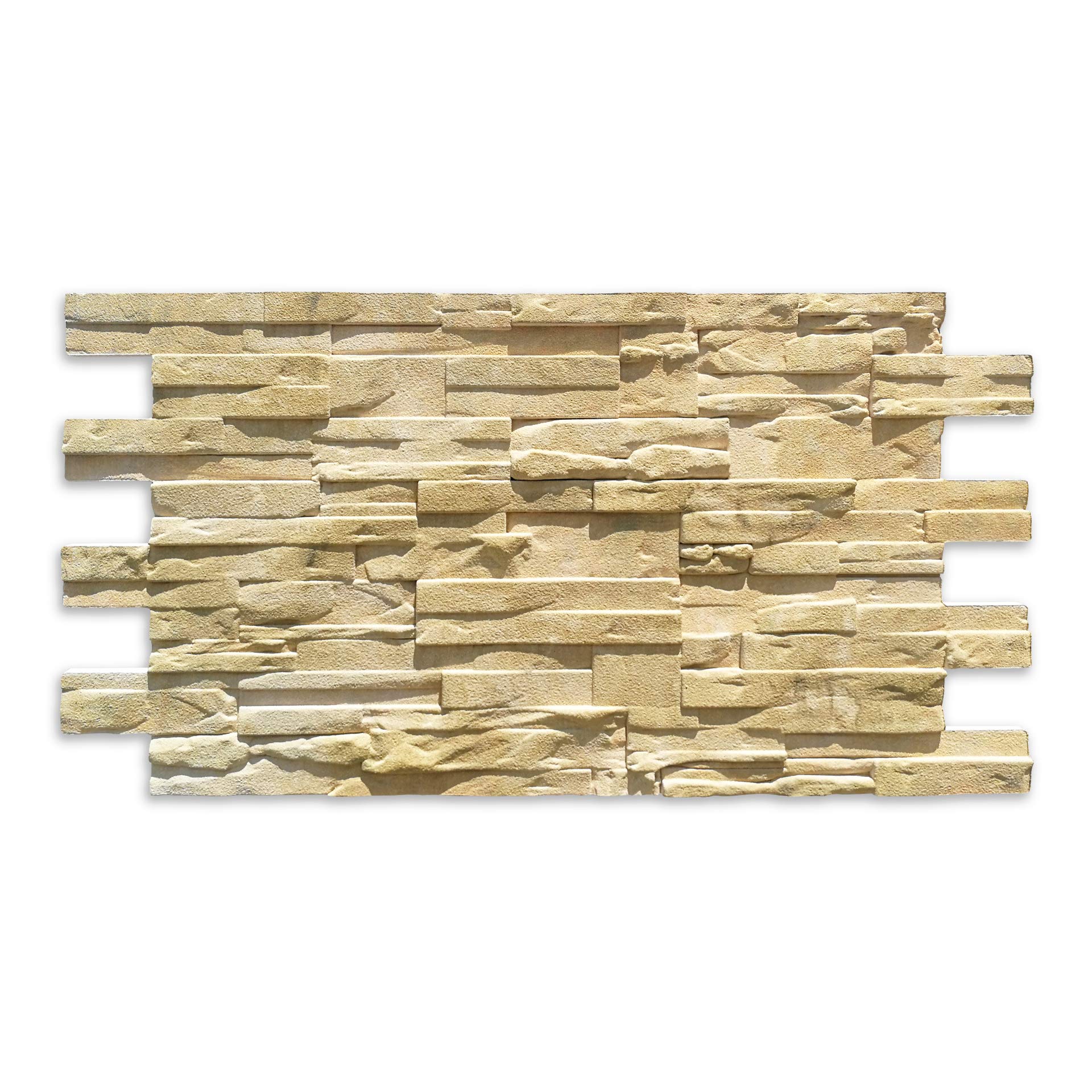 DECORESIN Faux Stack Stone 3D Wall Panel Rebuilt in Polystyrene Resin ...