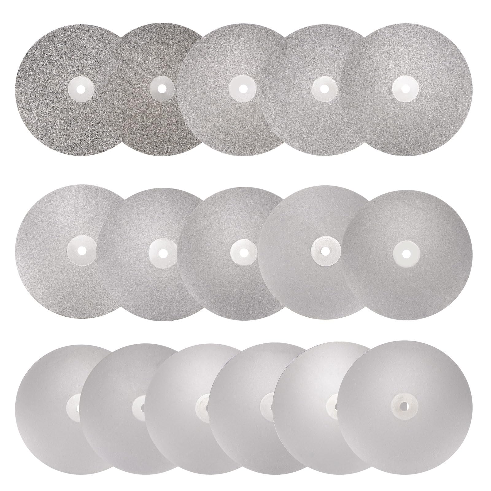 HARFINGTON Diamond Flat Lap Disc Set 6" x 1/2" Arbor 50/60/80/100/120 ...