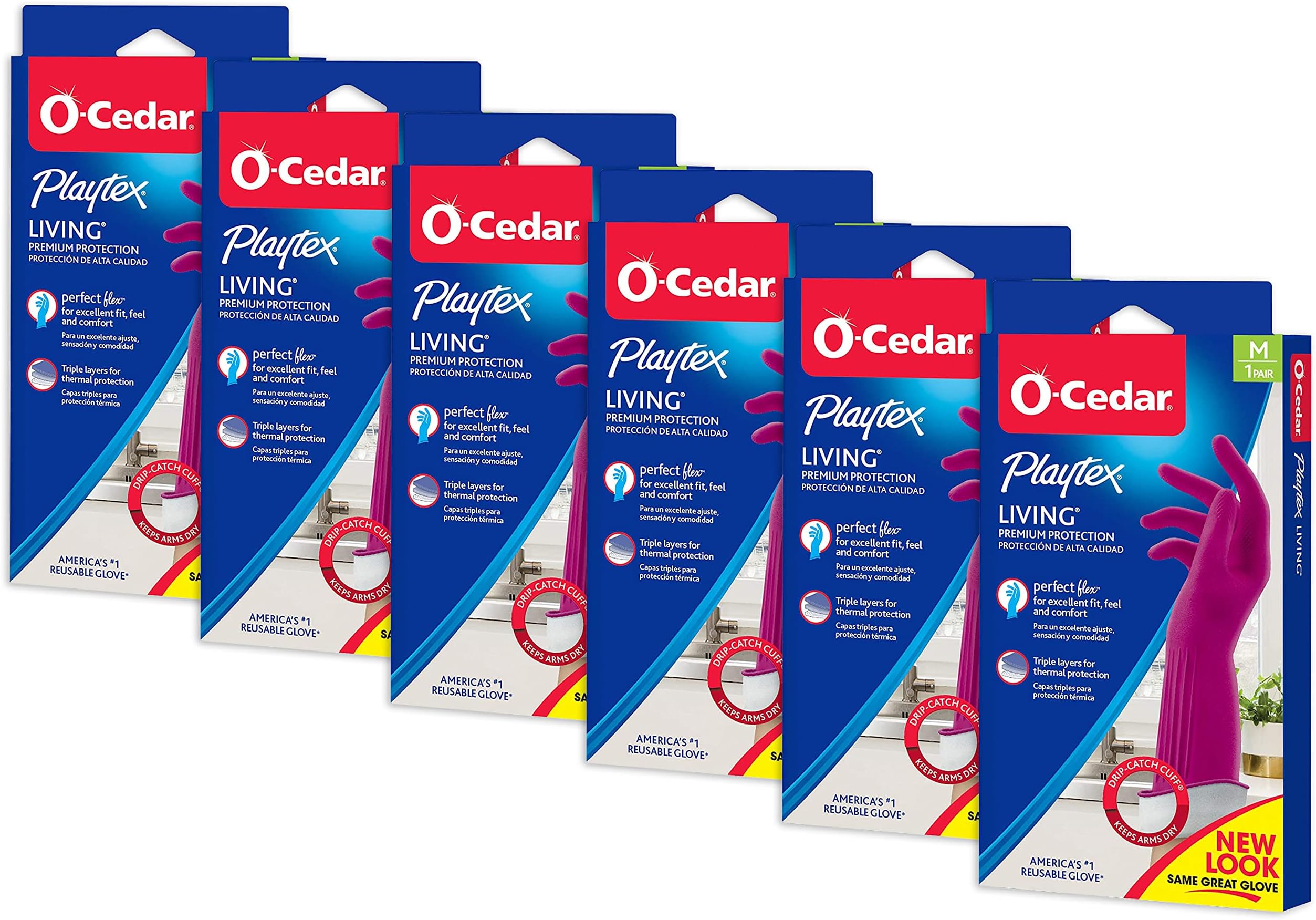 Amazon.com: Playtex Handsaver Reusable Rubber Gloves (Medium, Pack - 1 ...