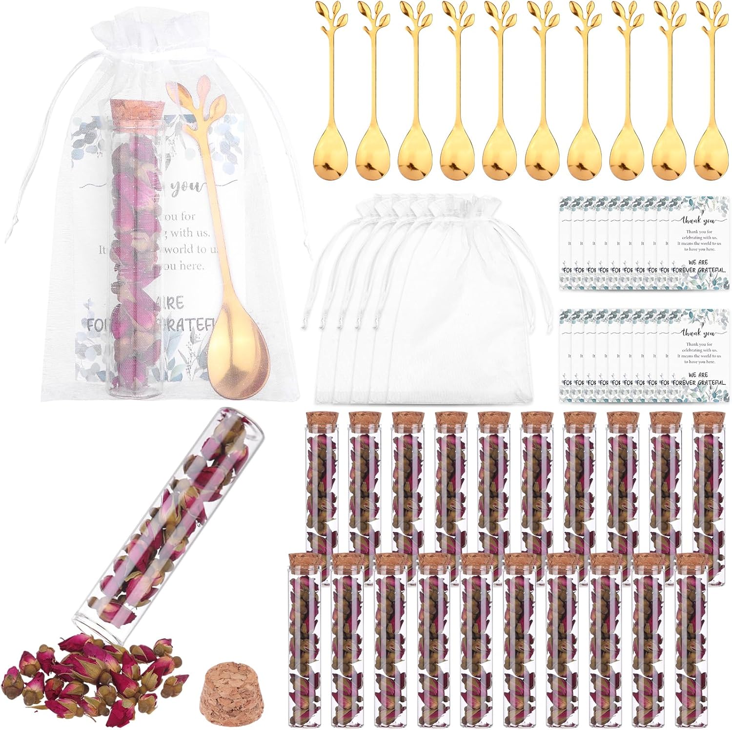 Amazon.com: 36 Sets Wedding Tea Spoon Party Favors Spoons for Guests ...