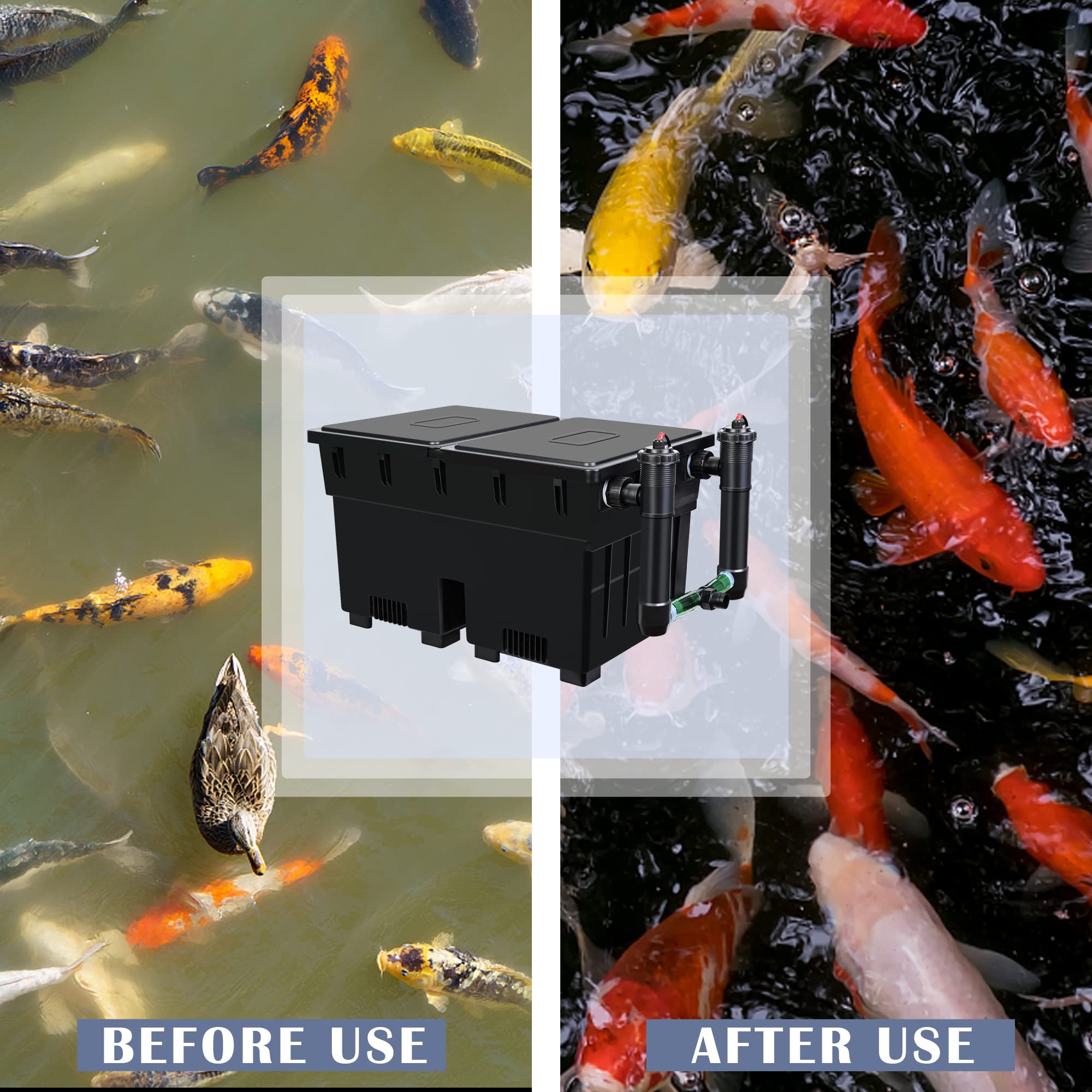 Koi Fish Pond Filters Aquarium Koi Pond Water Filtration System In