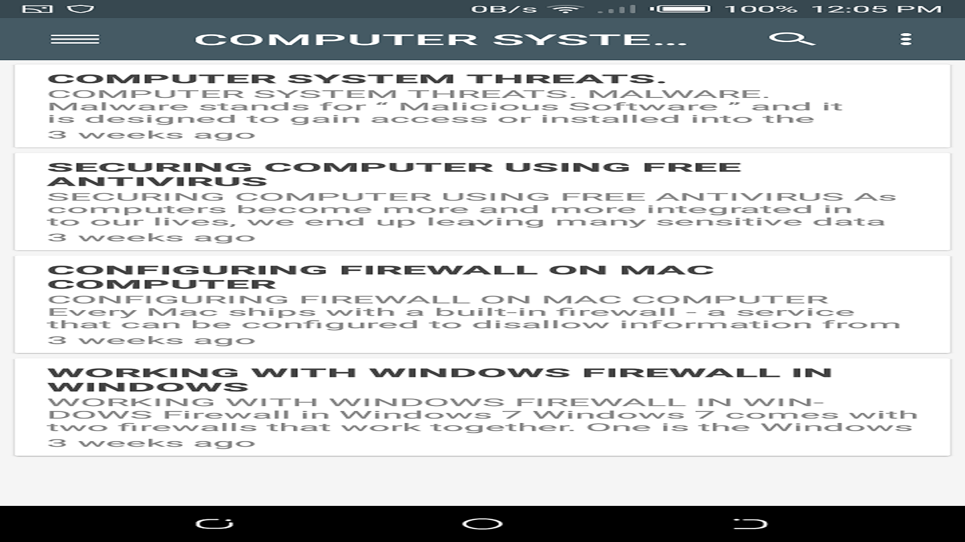 CYBER SECURITY - App on Amazon Appstore