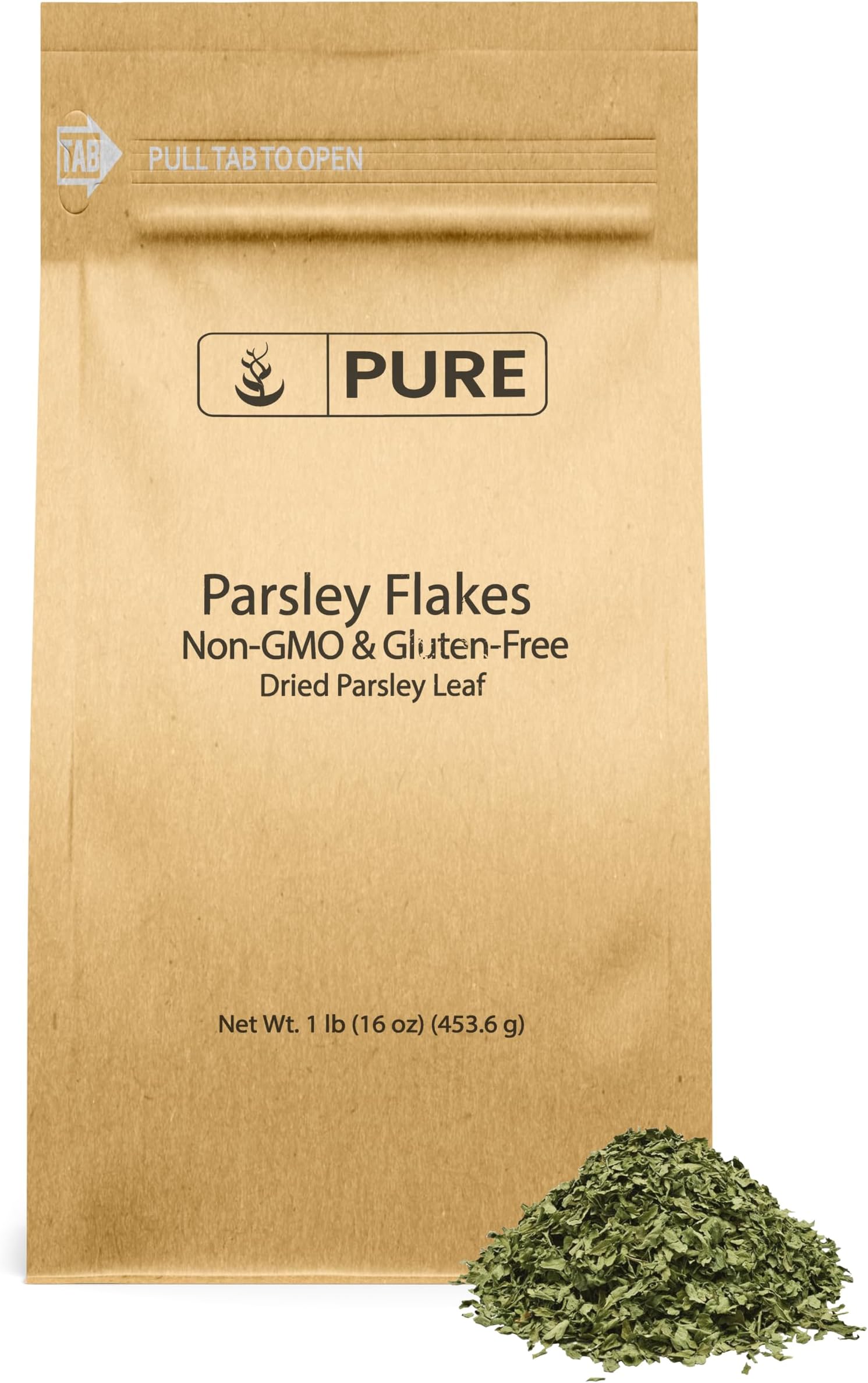 Amazon.com : Pure Original Ingredients Parsley Flakes, Rich-in-Flavor ...