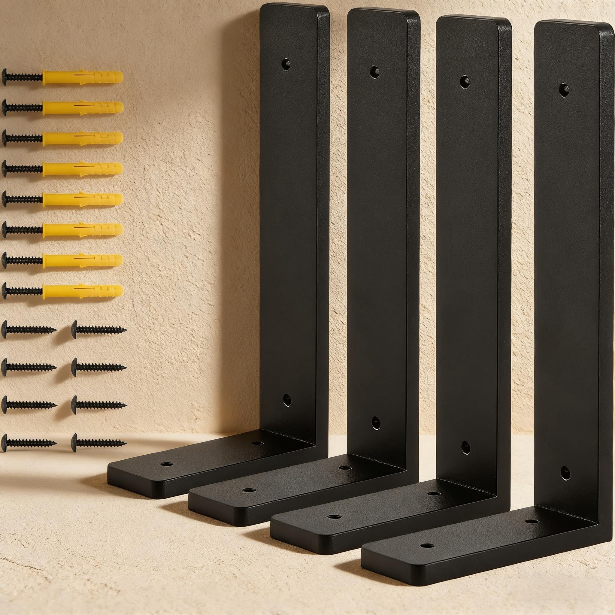 Snapklik.com : 8"x 4"Shelf Brackets, Die-cast Formation, Vertical Angle ...