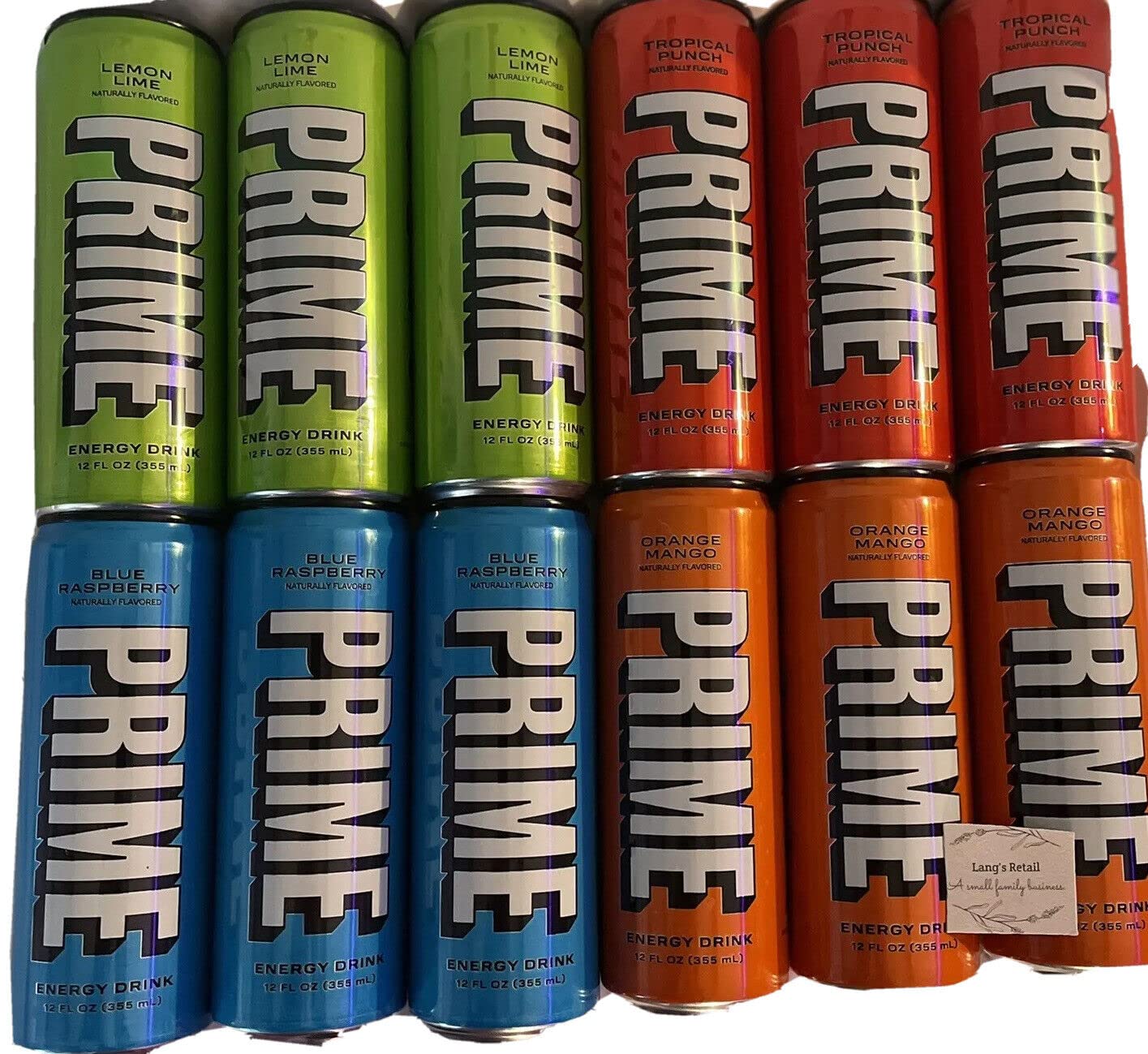 Buy Hydrating Drink Energy Cans, Lemon Lime, Tropical Punch, Blue ...
