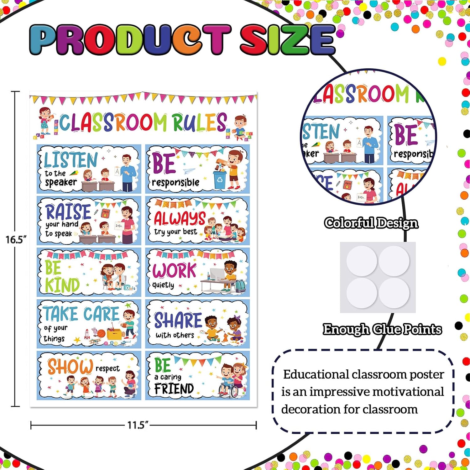 Pósteres de reglas del aula de JUEGOS - Póster de Ecuador | Ubuy