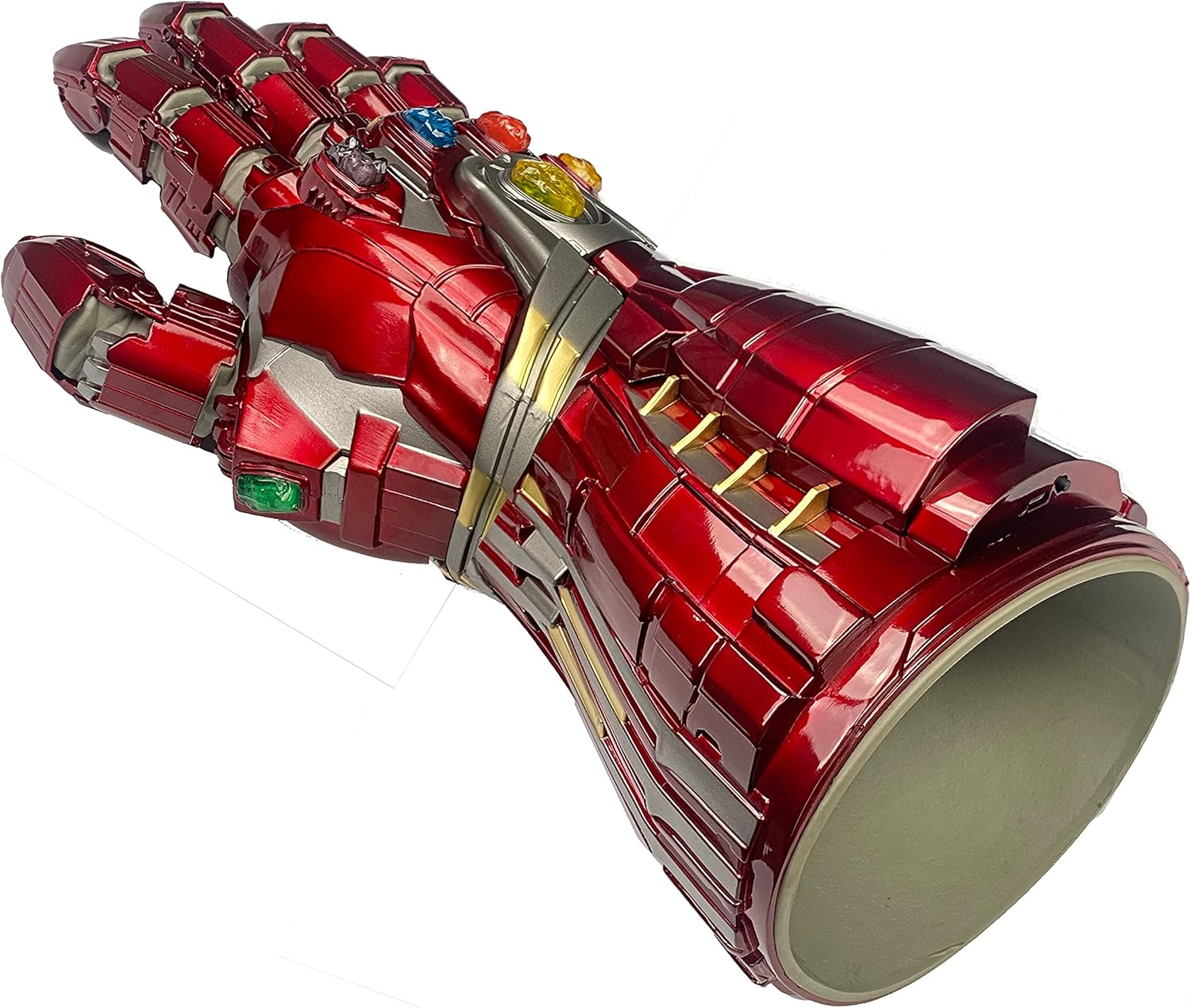 Amazon.com: Red Fantasy Gautlet Glove W/LED Light Up Infinity Stones ...