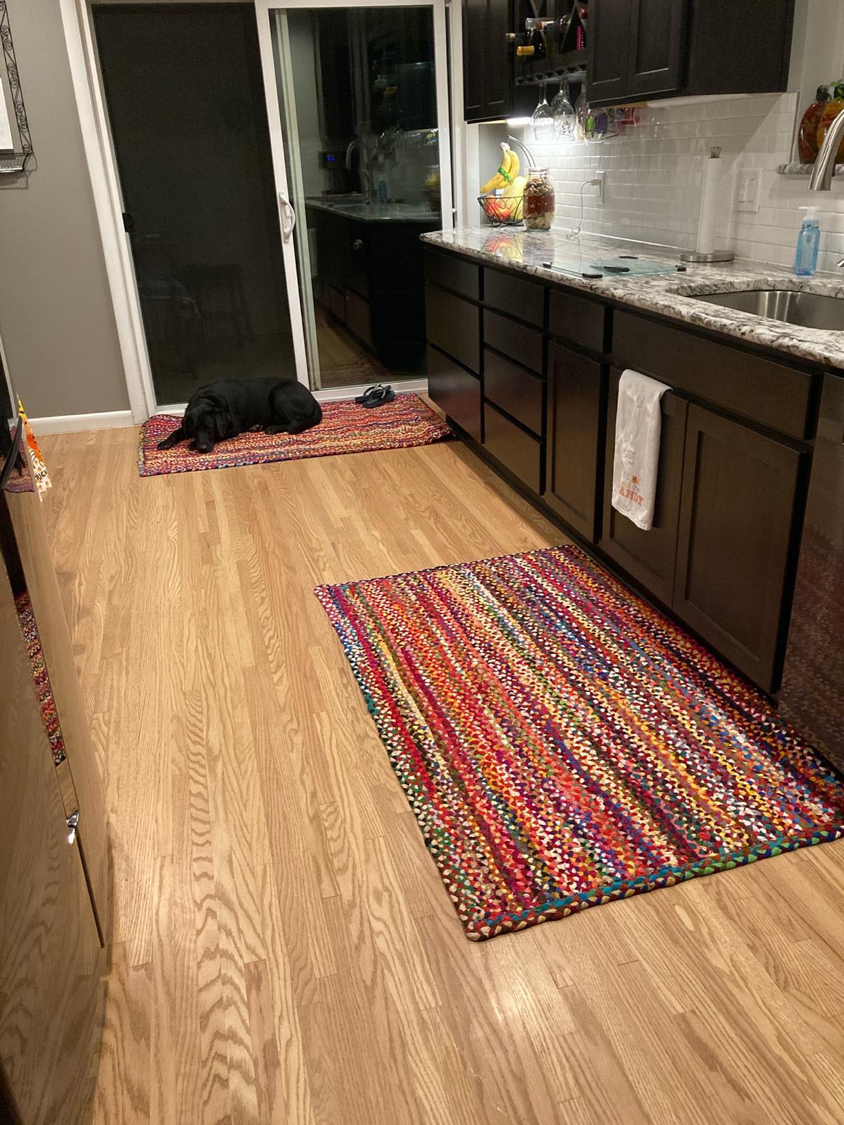 Amazon.com: COTTON CRAFT Cotton Chindi Braid Rag Rug - Boho Farmhouse ...