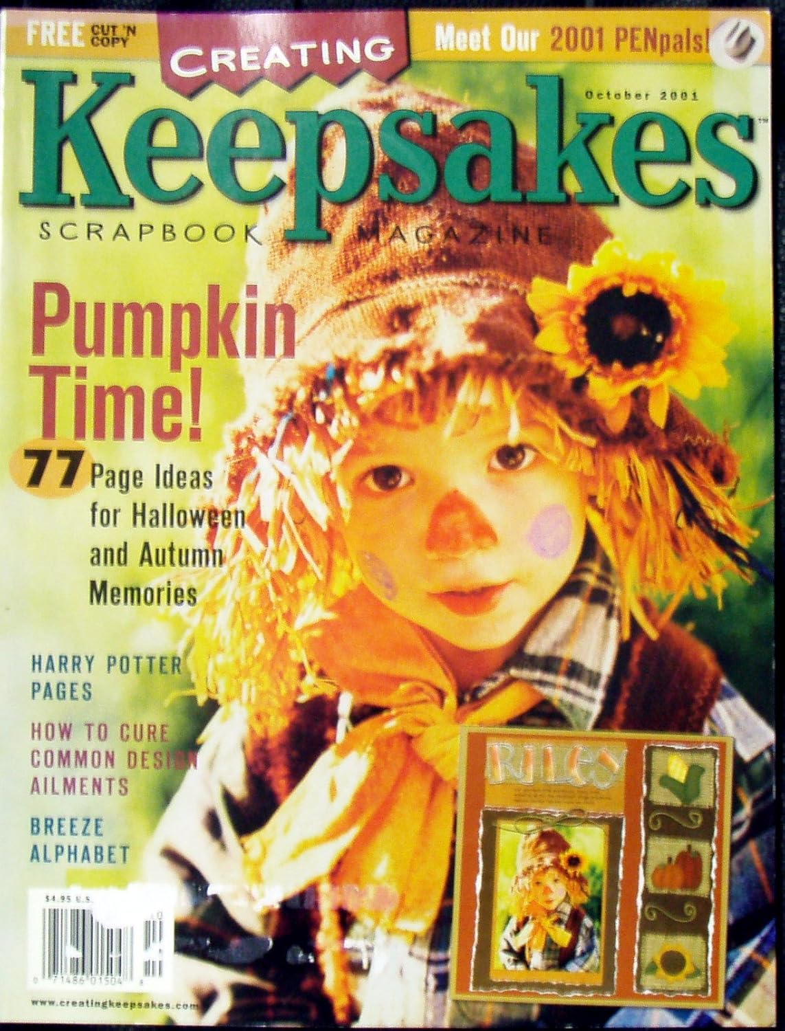 Amazon.com: Creating Keepsakes Scrapbook Magazine October 2001 ...