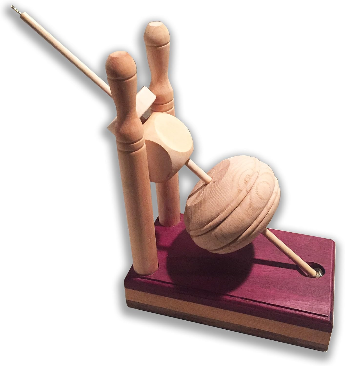 Happy Classy Kick Spindle/Kick Wheel Stationary Drop Spindle Hand Made ...