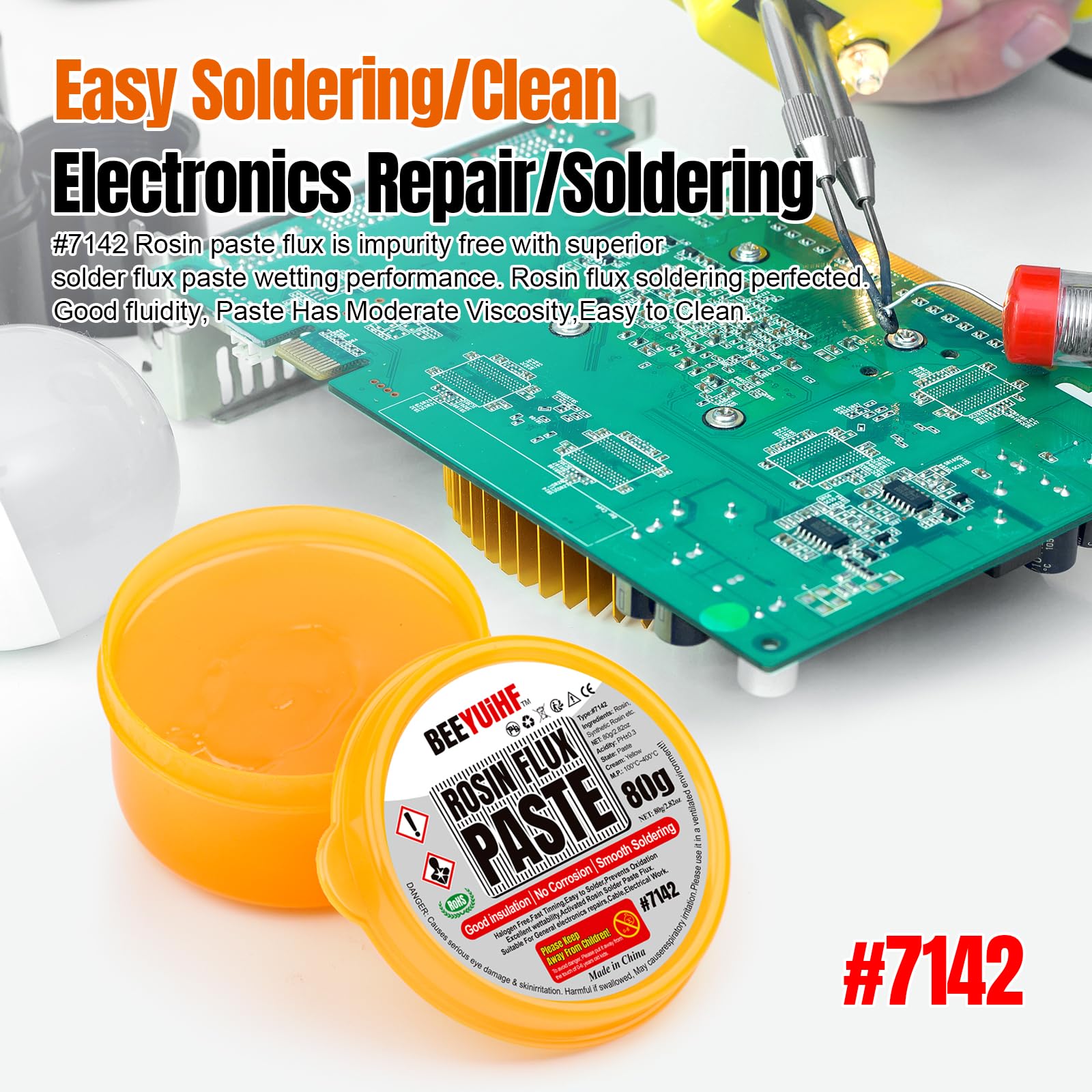Snapklik.com : BEEYUIHF Solder Flux Paste, Lead Free Rosin Soldering ...