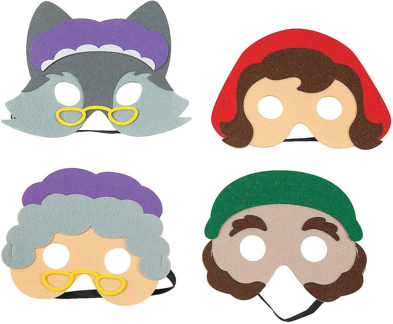 Amazon.com: Fun Express Little RED Riding Hood Masks : Toys & Games