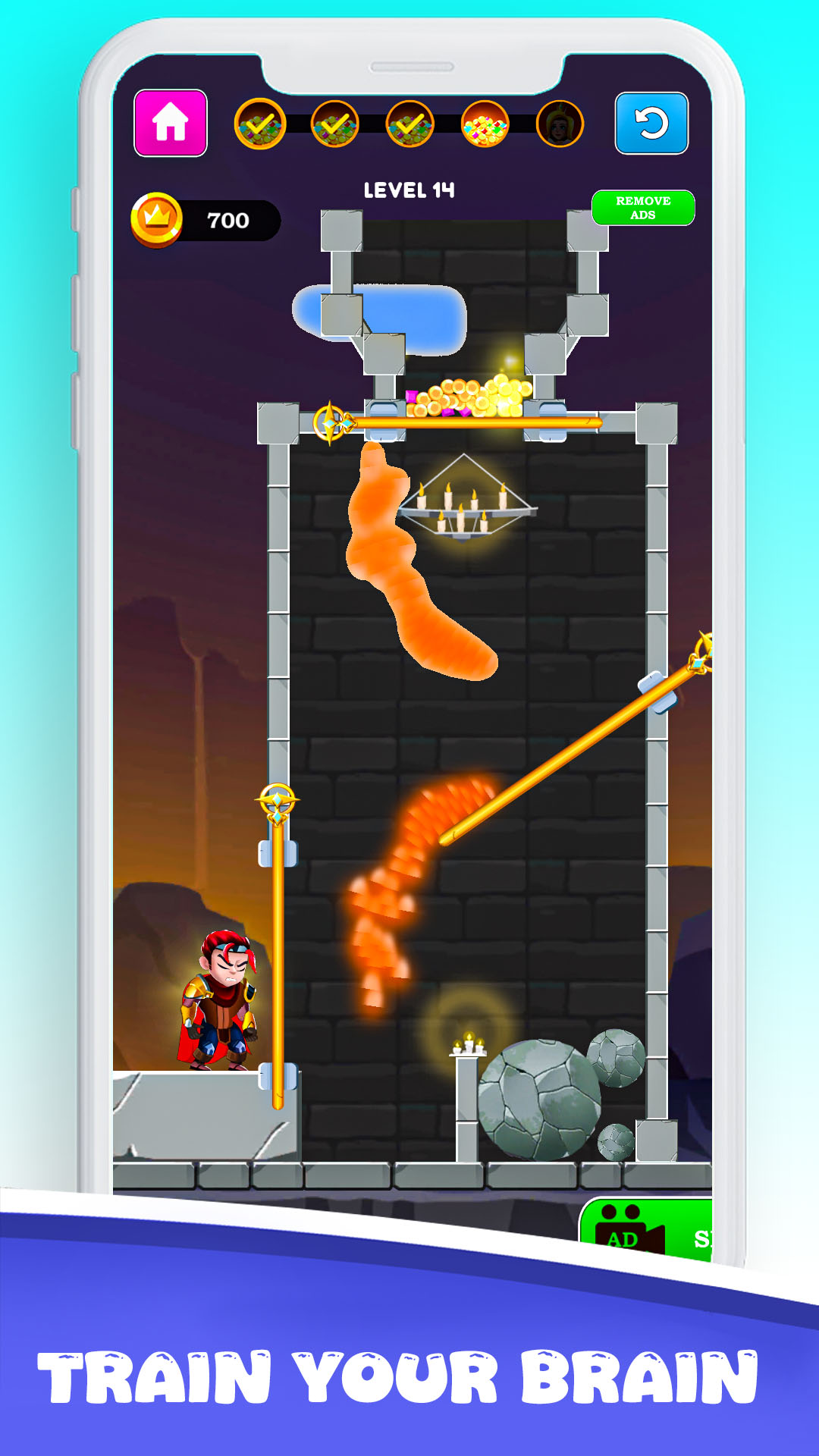 Pull the Pin: Rescue Hero & Treasure Puzzle - App on Amazon Appstore