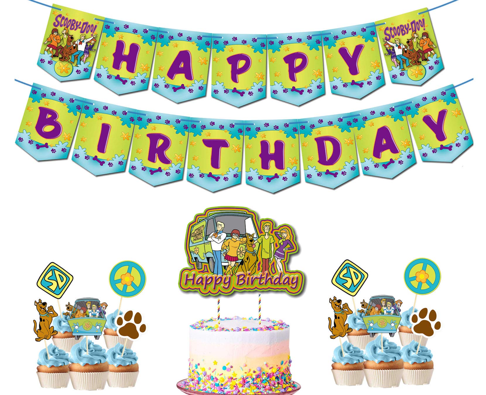 Buy 32 Packs Cute Scooby Doo Themed Party Supplies Set 30 Pcs Scooby buy-32-packs-cute-scooby-doo-themed-party-supplies-set-30-pcs-scooby