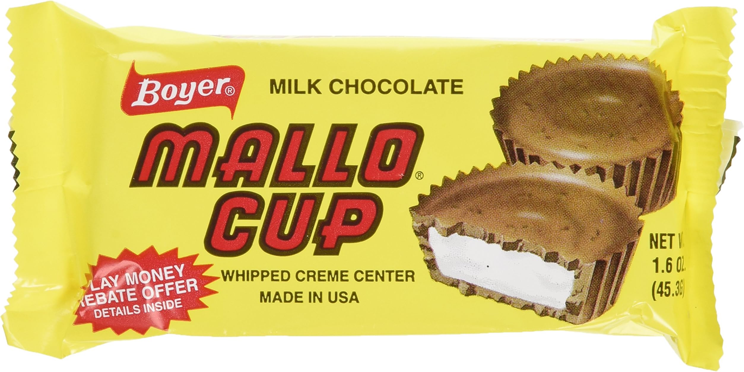 Amazon.com : Boyer Candy Company Mallo Cups - 24 Count, 1.5ounces ...