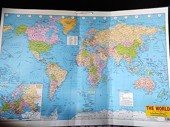 Dreamland Publications World Map - Laminated Both Sides [Wall Chart ...