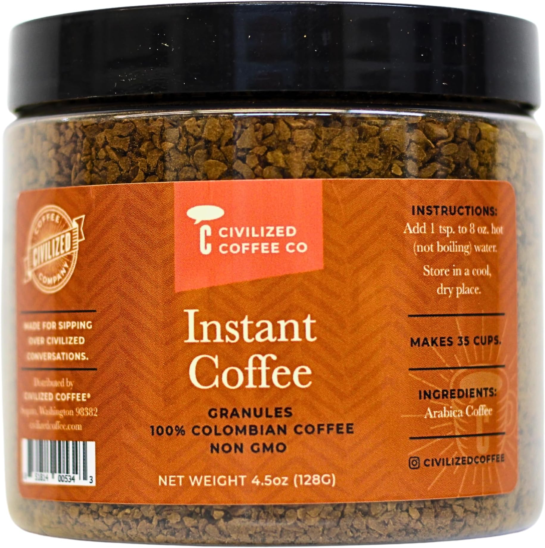 Amazon.com: 365 by Whole Foods Market, Decaf Instant Coffee, 3.5 Ounce ...