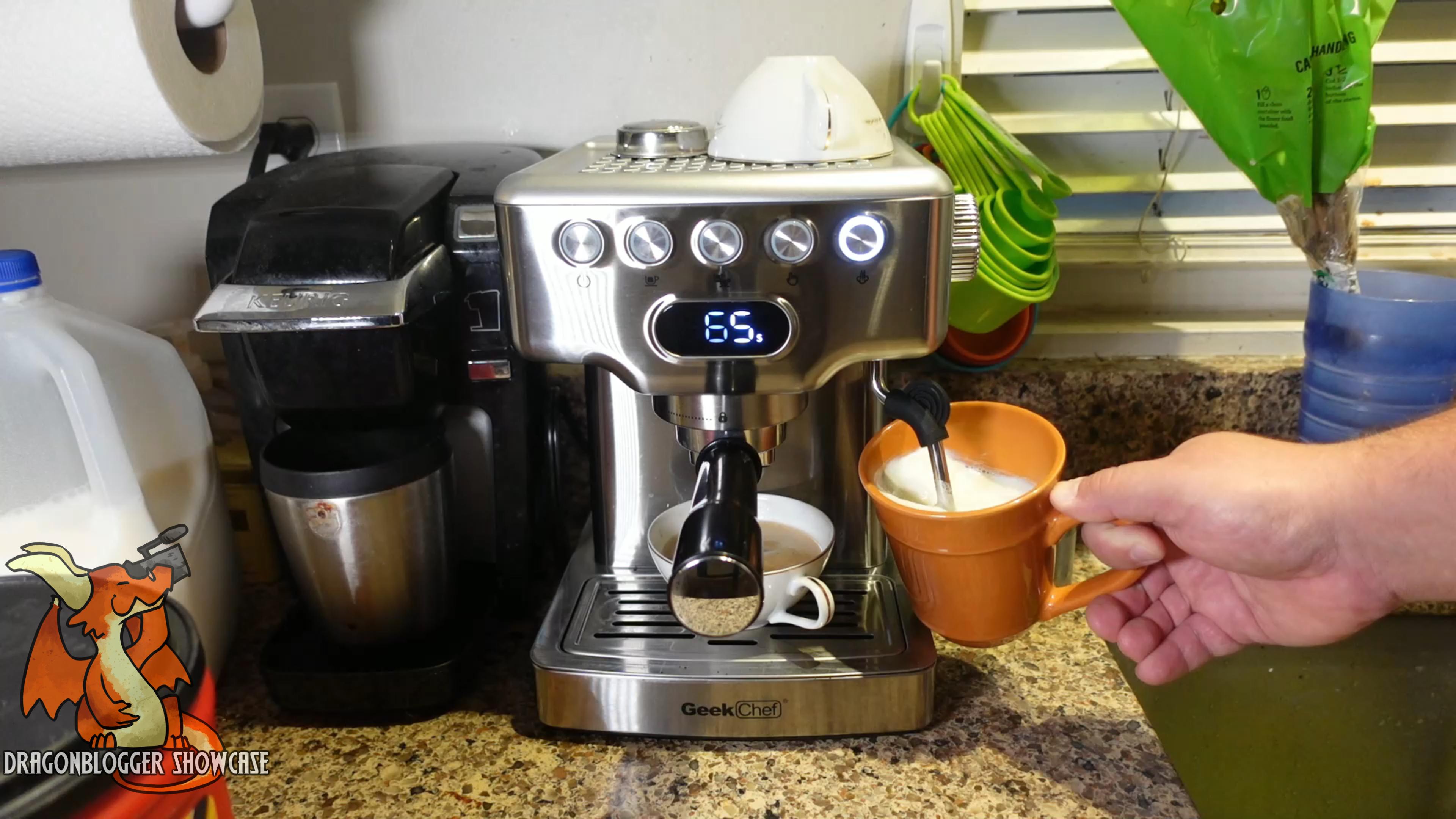 Watch Making Espresso with the Geek Chef Espresso Maker on Amazon Live