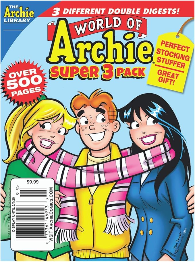 Amazon.com: Archie Comics Digest Value Packs (Archie Winter 2020 3-Pack ...