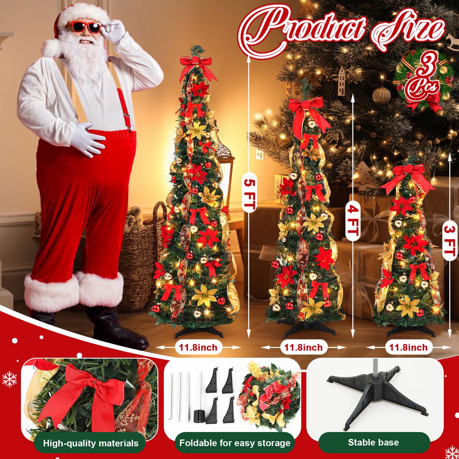 Artificial Pencil Christmas Trees Clearance