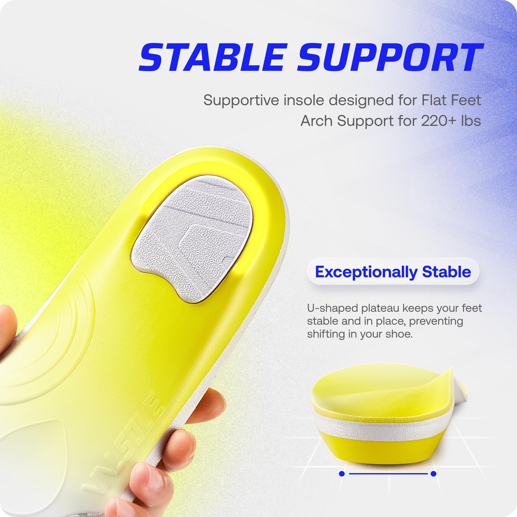 Snapklik.com : VALSOLE Heavy Duty Support Orthotic Insoles For Men ...