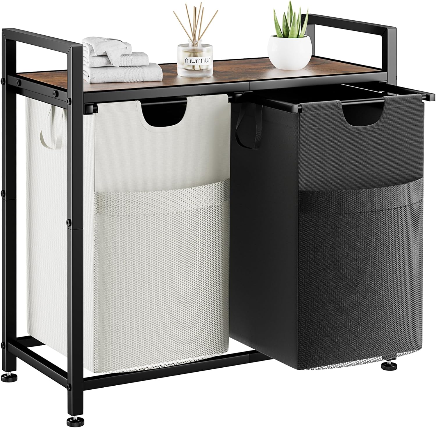 Lulive Laundry Hamper, Multifunctional Laundry Basket Organizer ...