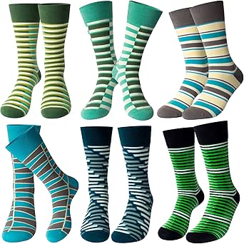 Amazon.com: TENYSAF Mens Fun Dress Socks: Funny Novelty Colorful Cotton ...