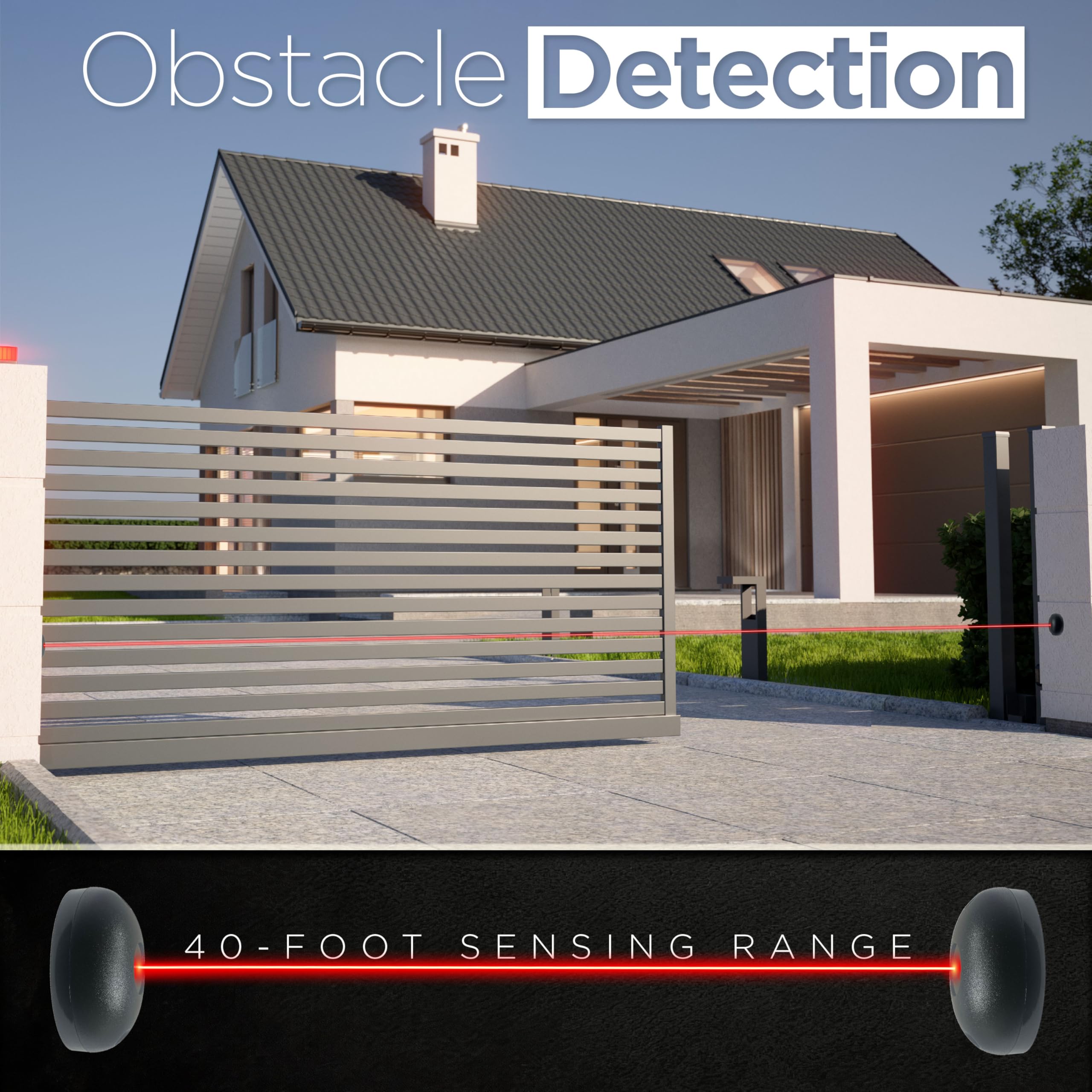 Snapklik.com : Smart Sliding Gate Opener Accessory Kit AC1400 AC iOS ...