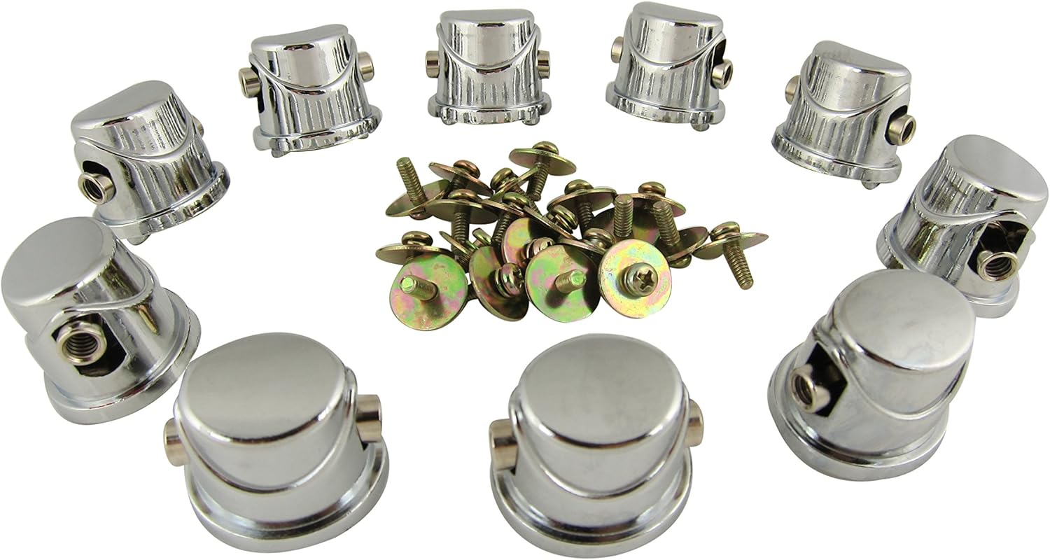 Amazon.com: Goedrum Pack of 10 Double End Tom / Snare Drum Lugs with ...