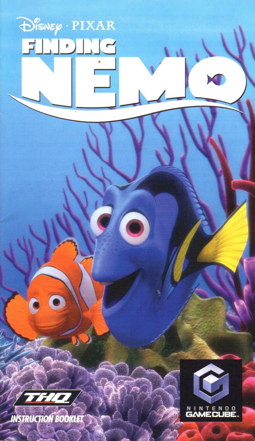 Finding Nemo Game Cube Instruction Booklet (Nintendo Game Cube Manual ...