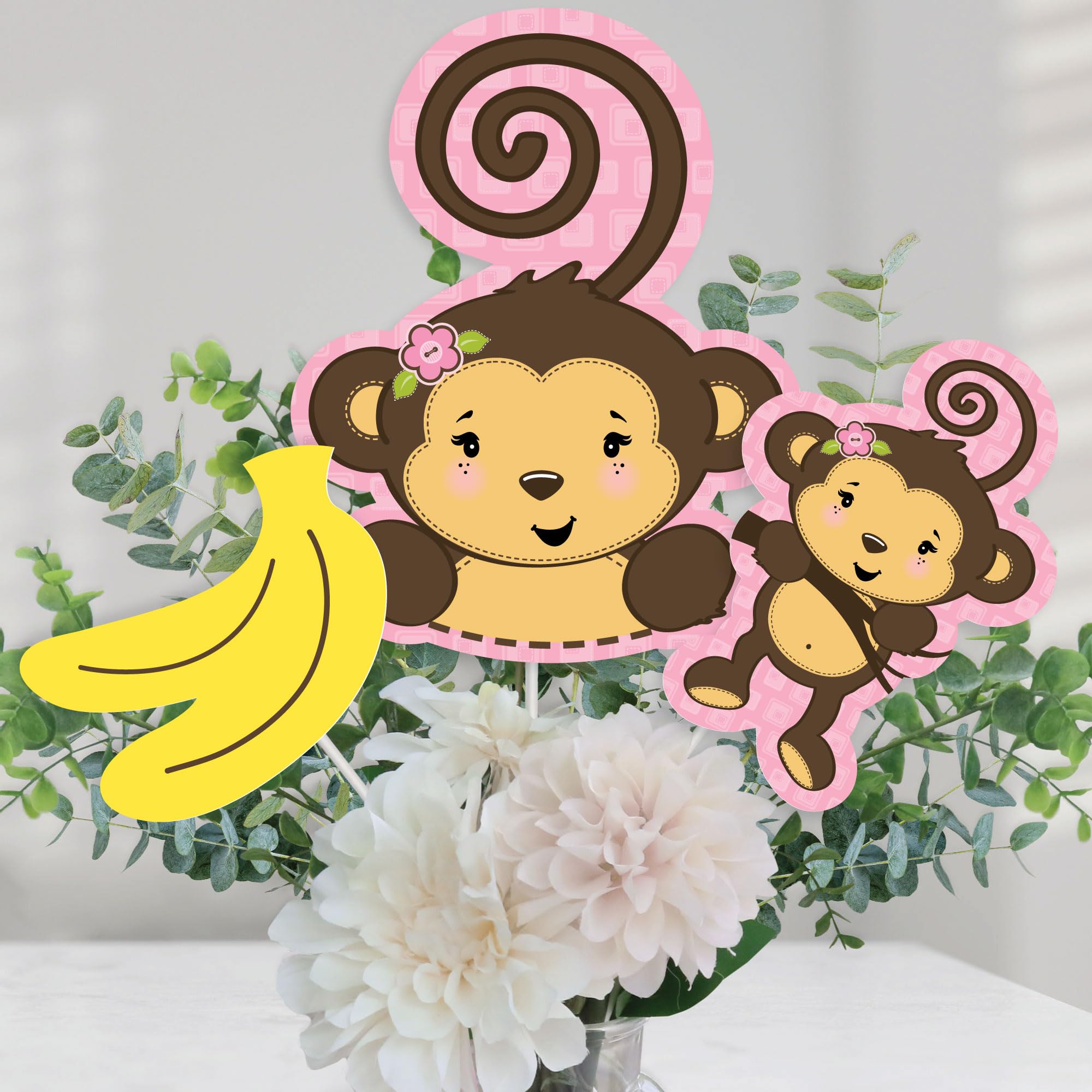 Girl Monkey Baby Shower