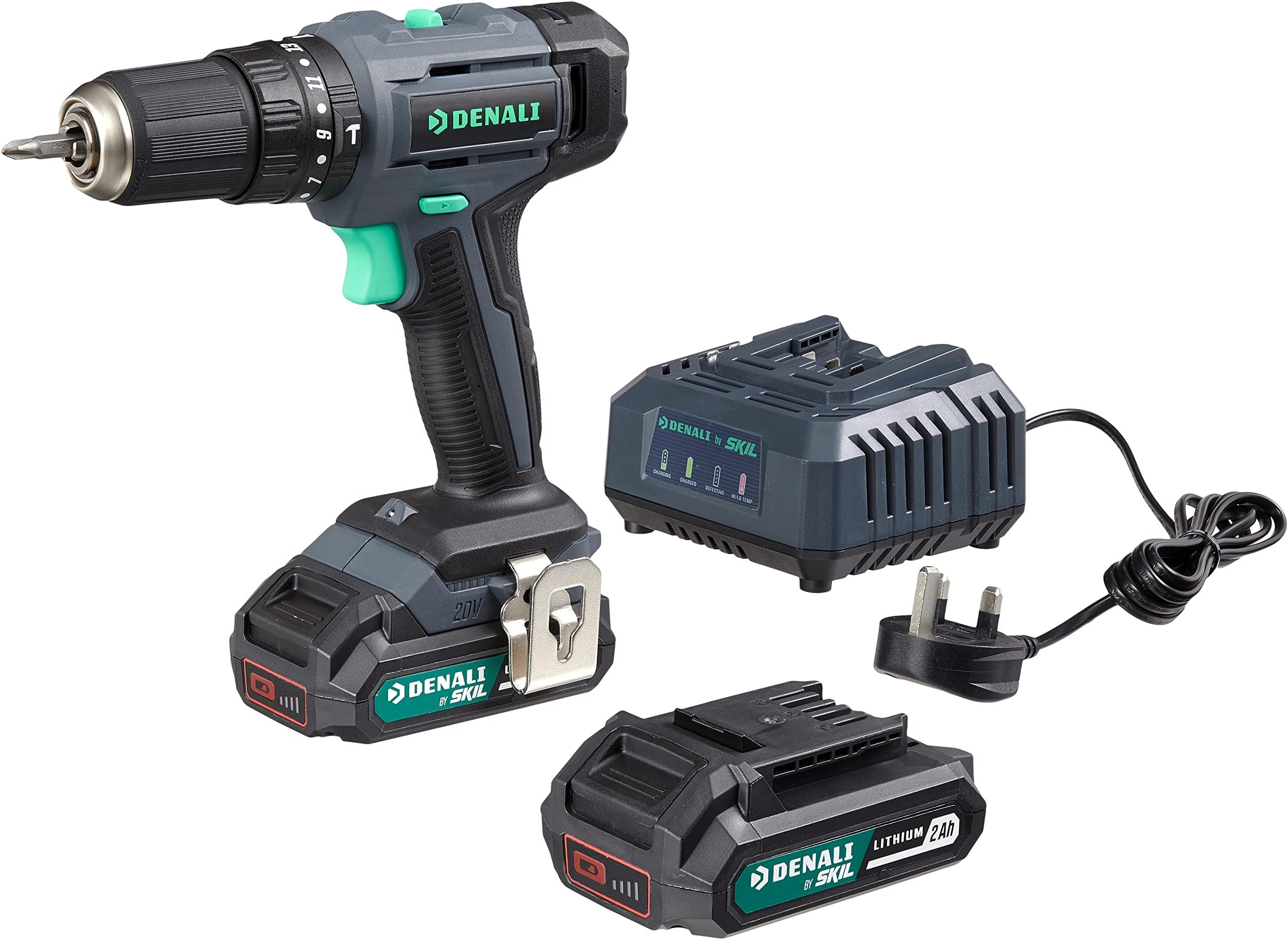 Amazon Brand - Denali by SKIL 18 V (20 V Max) Impact Driver Kit with ...