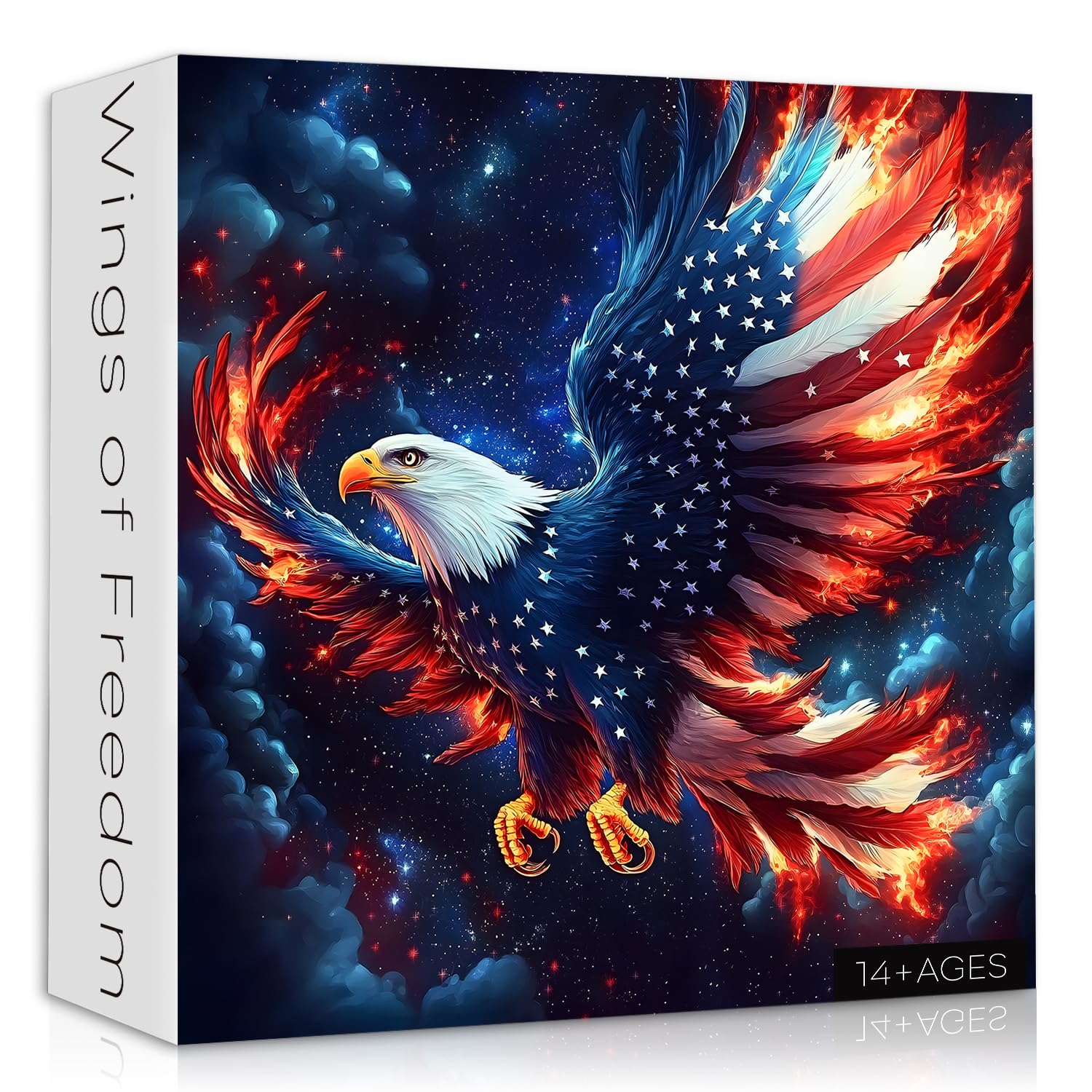 Snapklik.com : American Flag Eagle Puzzles For Adults 1000 Pieces