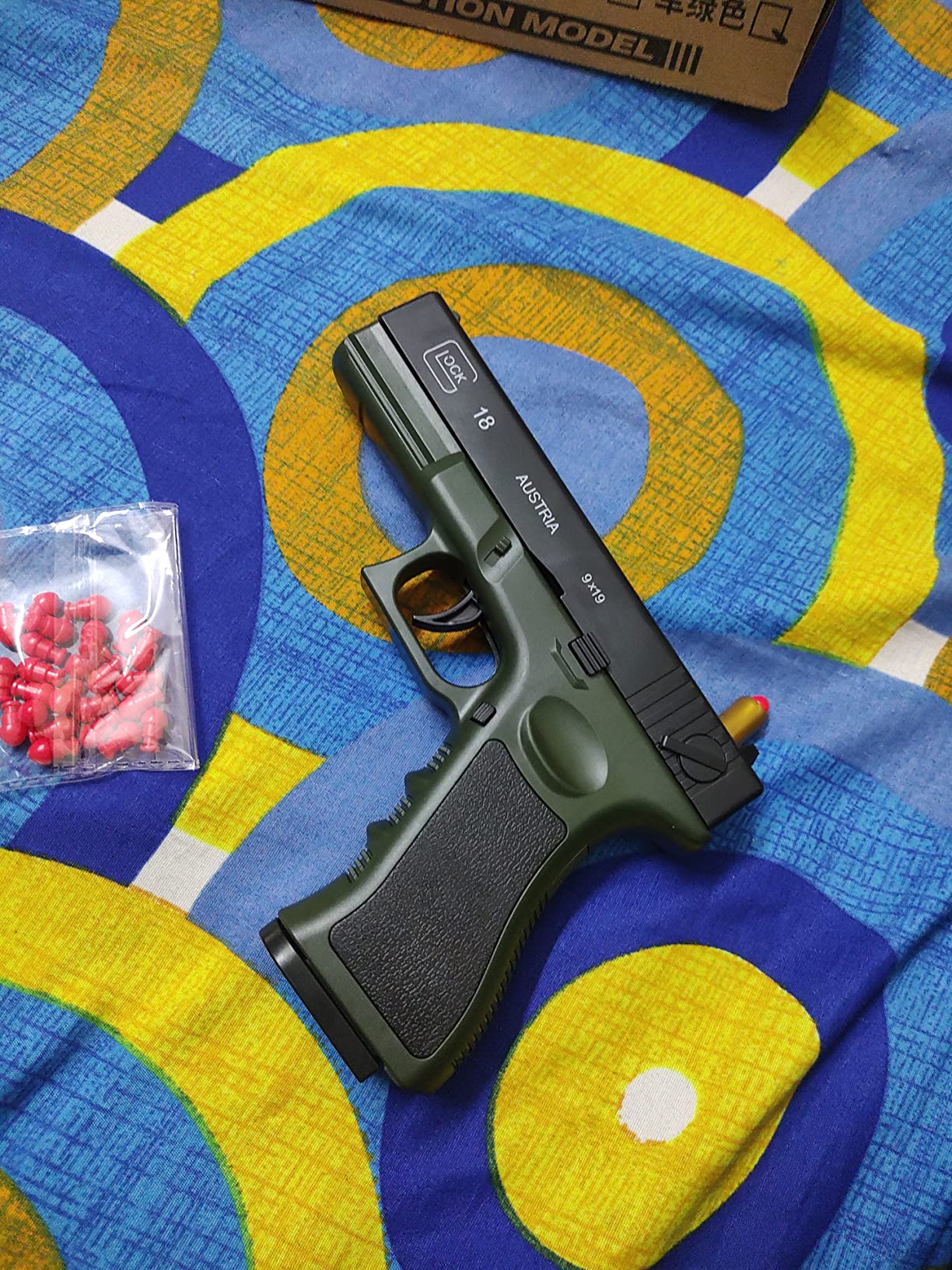 HOME BUY Shell Ejecting Automatic Gun Toy Pistol for Kids Handgun Toy ...