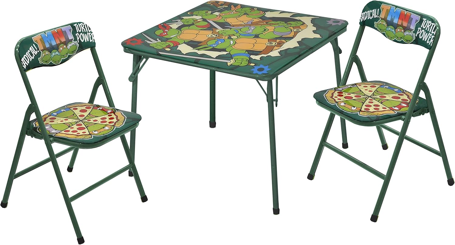 Amazon.com: Teenage Mutant Ninja Turtles 3-Piece Table and Chair Set ...