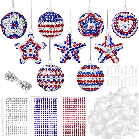 Amazon.com: 18 Set 4th of July Crafts Activities Kits Patriotic DIY ...