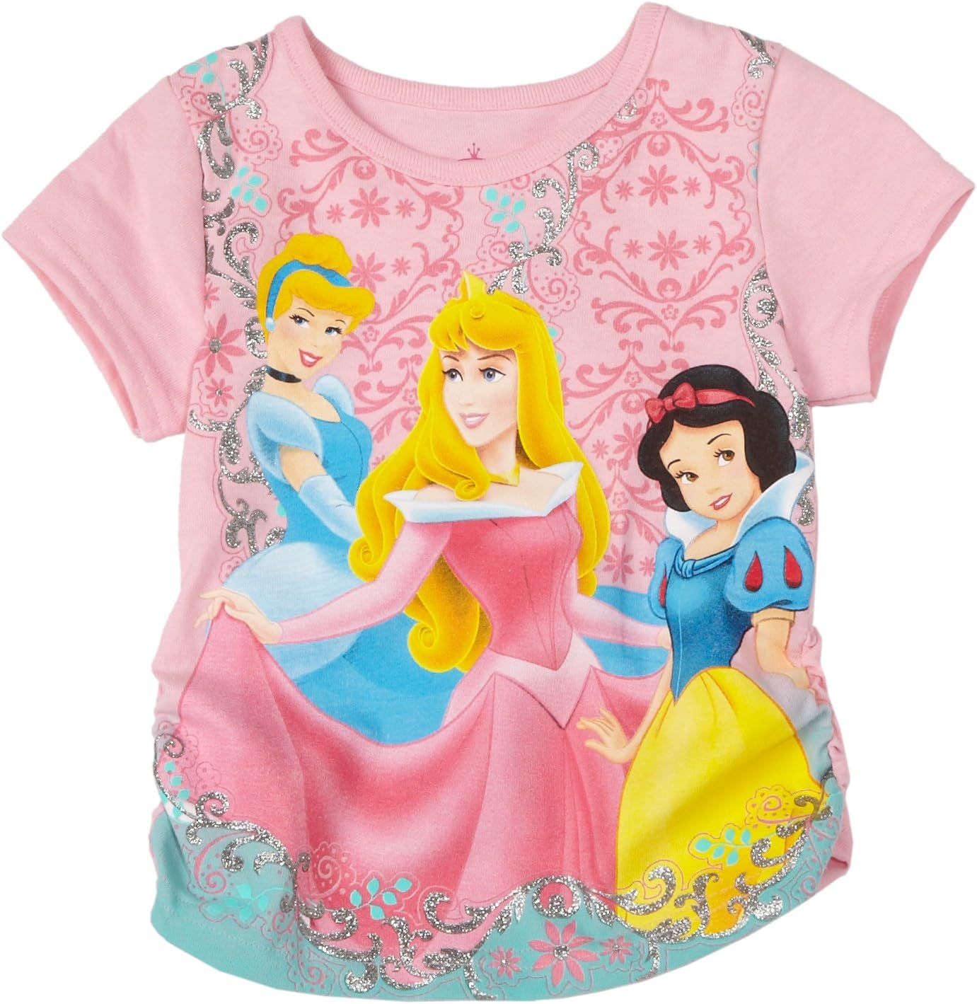 Amazon.com: Disney Princess Little Girls' Princess T-Shirt,Pink,4T ...