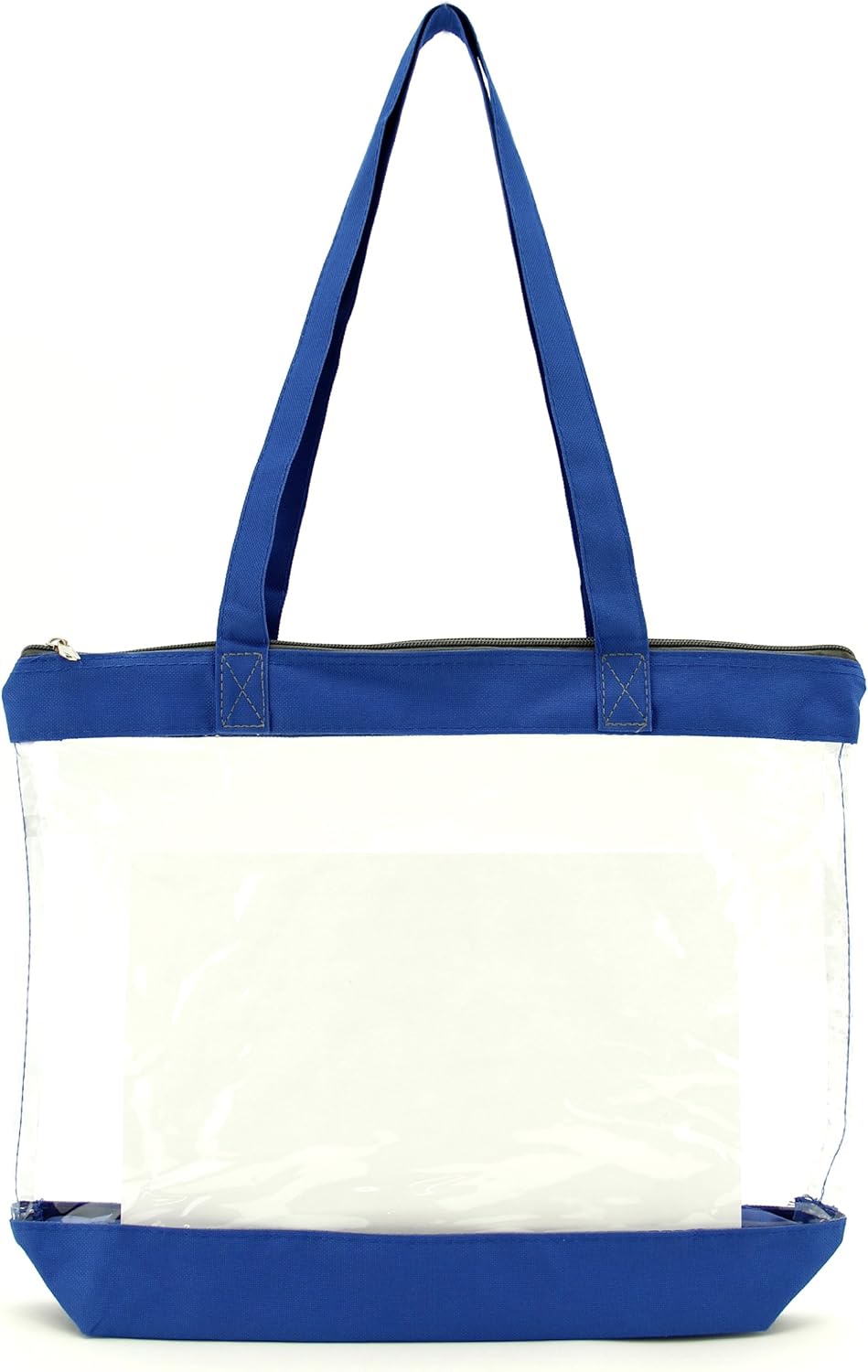 Amazon.com: Medium Size Clear Work Tote Bag/Shoulder Bage/Security Tote ...