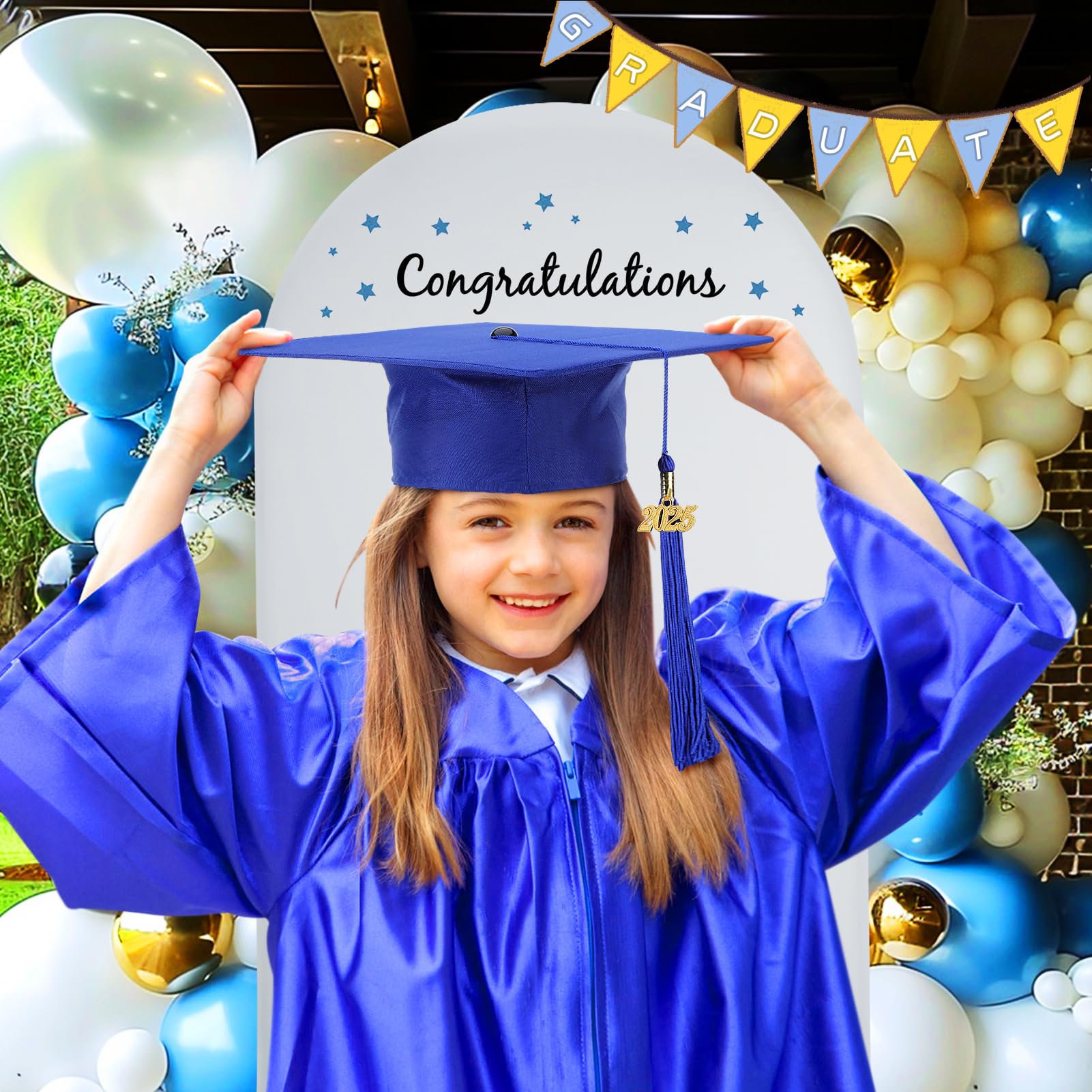Snapklik.com : 12 Pcs 2025 Preschool Kindergarten Graduation Caps ...