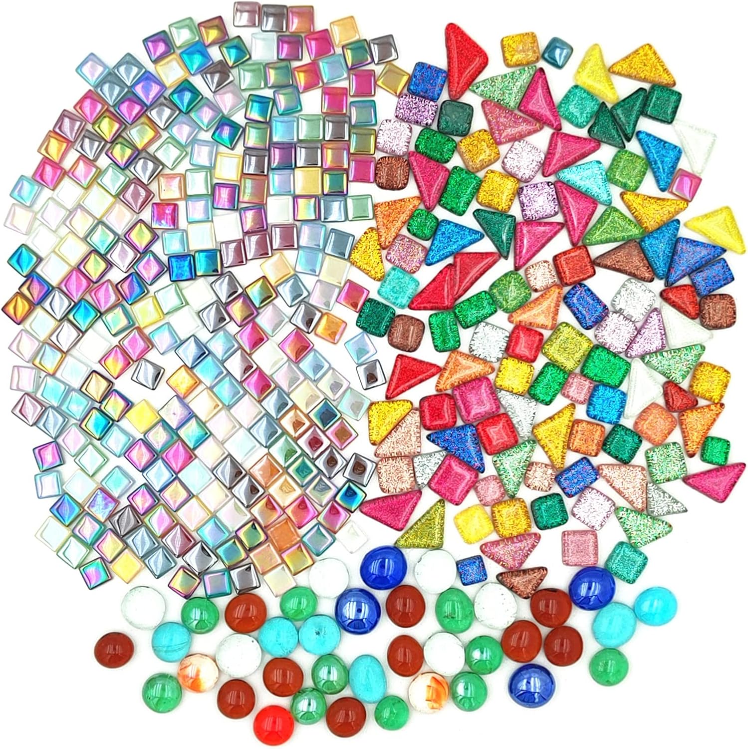 1.1 LB Irregular Crystal Mosaic Tiles,Small Particle Color Decal ...