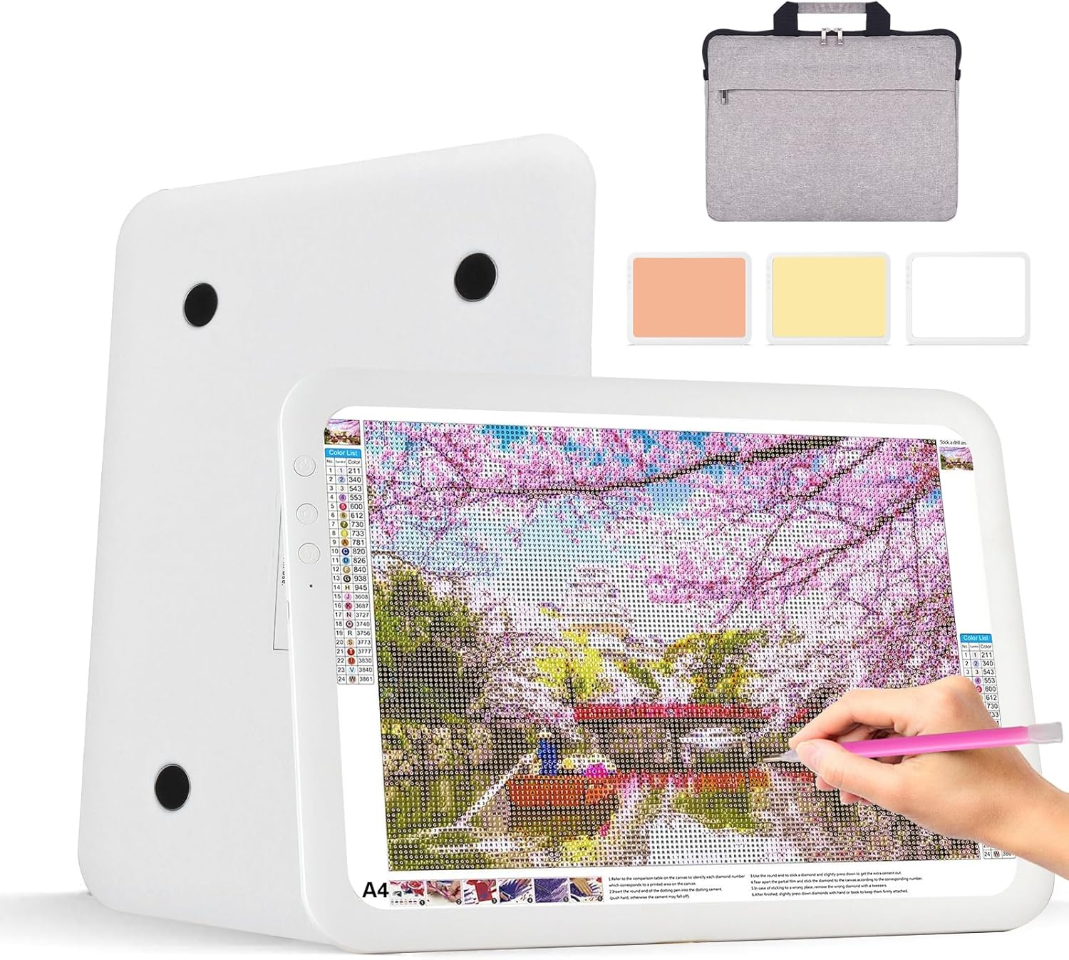 Amazon.com: VECOHOTEL Rechargeable A4 Light Box for Tracing, 3-Color ...