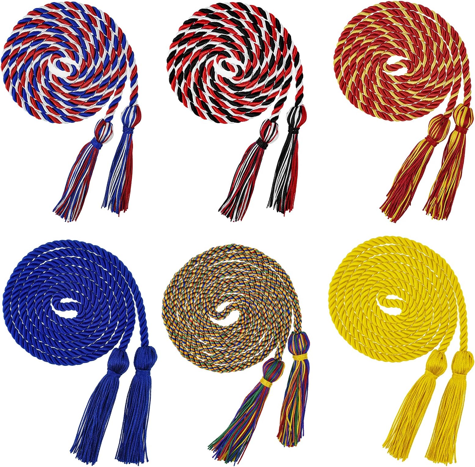 Amazon.com: Cindeer 20 Pieces Honor Cord 67'' 2025 Graduation Cords ...