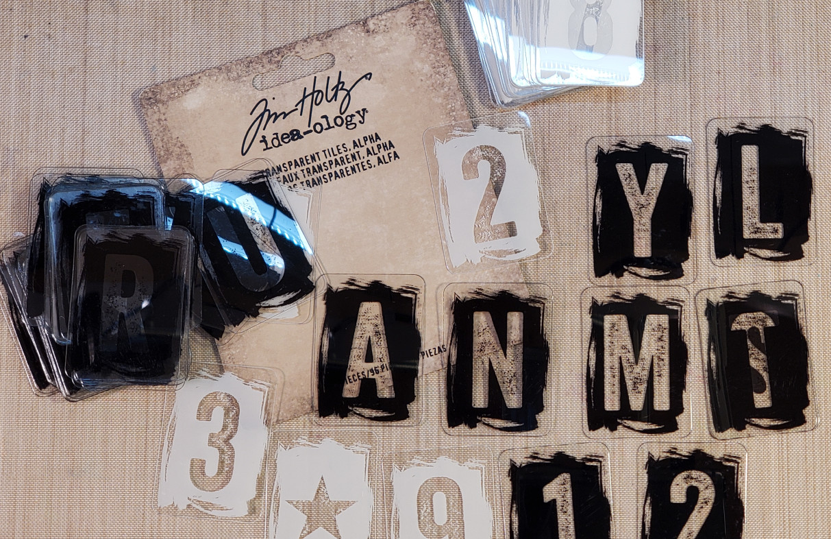 Watch Tim Holtz Embellishments ~ Transparent Tiles Alpha on Amazon Live