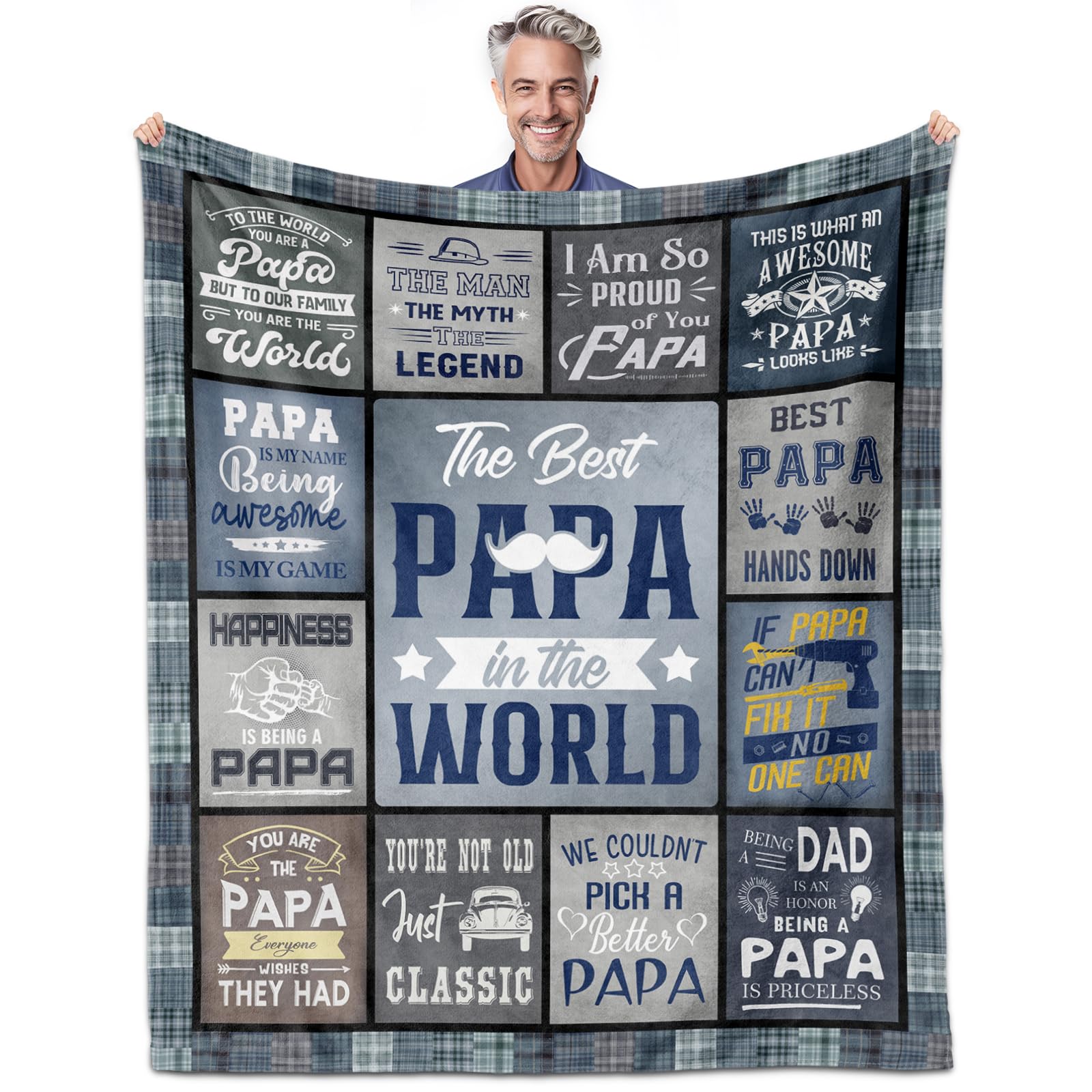Amazon.com: NANISKA Papa Gifts, Gifts for Papa, Papa Birthday Gifts ...